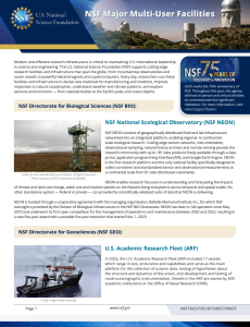Fact Sheets - About NSF | NSF - National Science Foundation